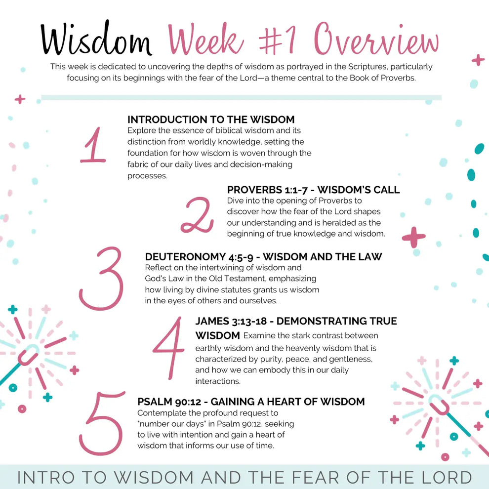 Wisdom Bible Study: 3-Week Interactive Bible Study (With Bible Study N ...