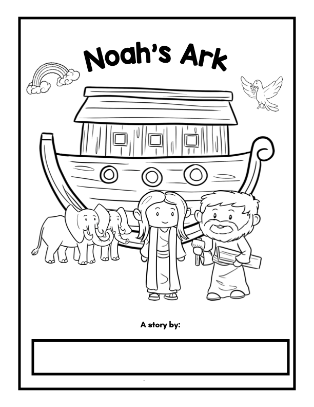 Noah's Ark Story Writing Book – Homeschool and Humor