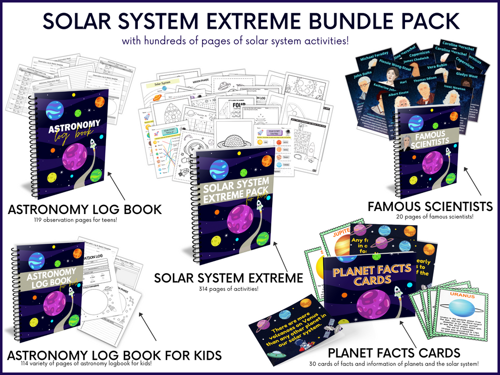 Solar System Unit Study | EXTREME Bundle Pack – Homeschool and Humor